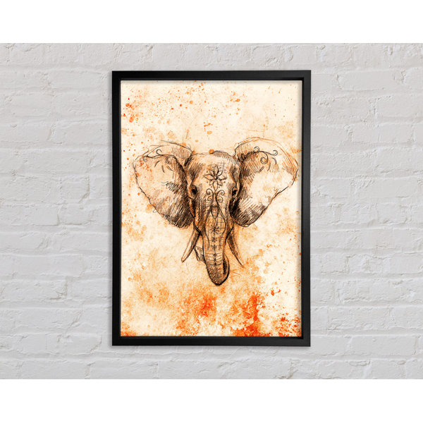 BohoLiving Indischer Elefant - Druck | Wayfair.de